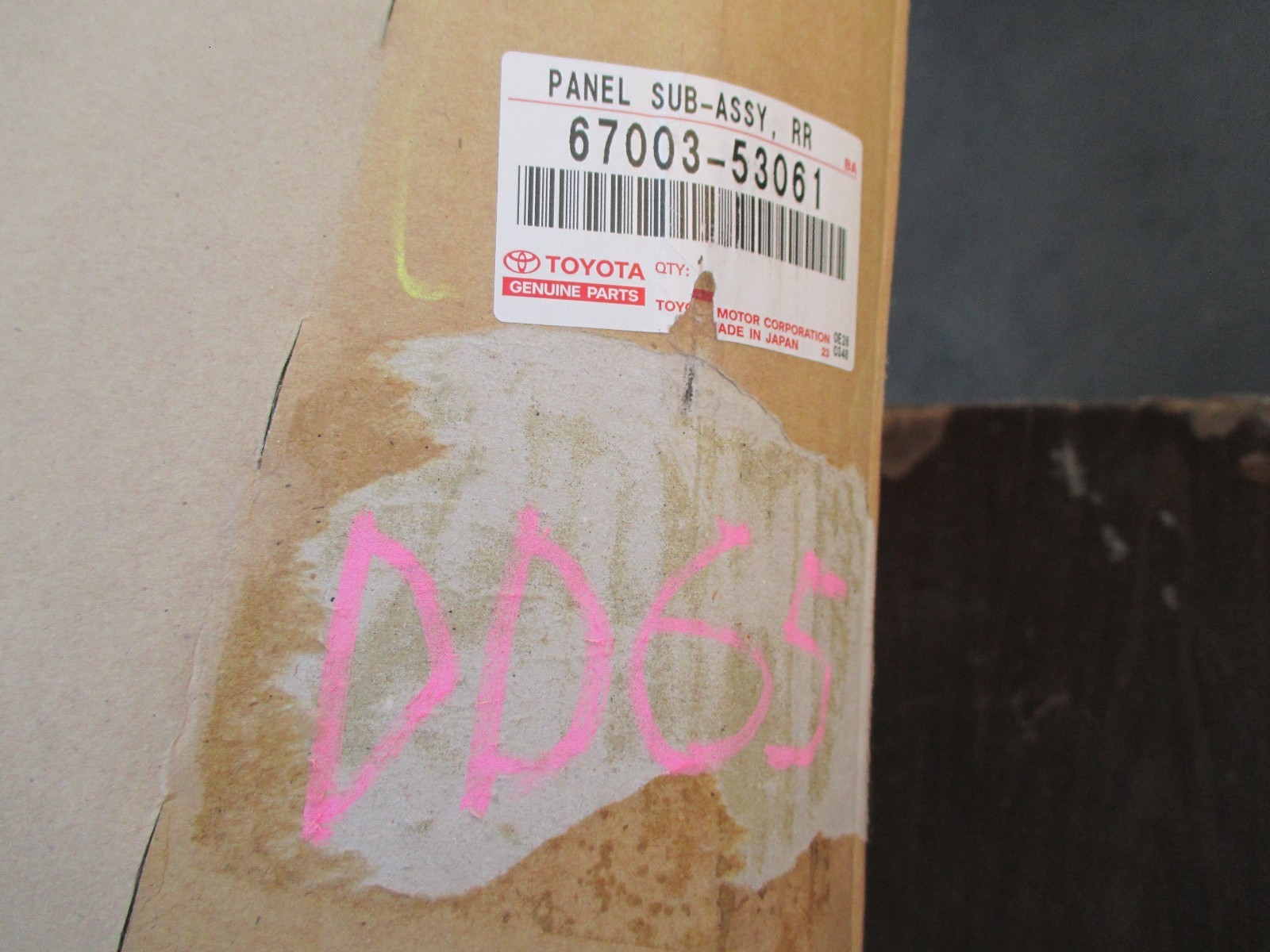 LEXUS IS250 IS350 REAR DOOR SHELL ASSY OEM RH REAR 2006 2007 2008 09 10 ...