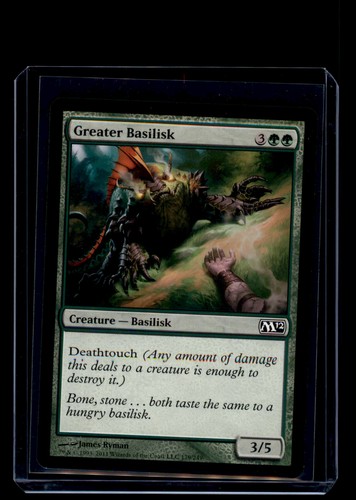 MTG Greater Basilisk #179 Common Magic 2012 (M12) | eBay