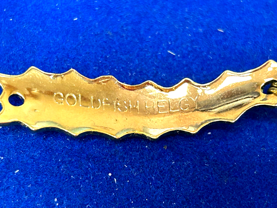 Vintage Pflueger "Goldfish Helgy" Lure - Treble Hook w/Cover | eBay