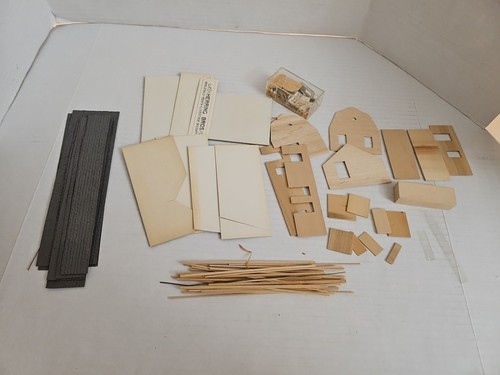 Vintage 1966 Dyna Model Slaughter House #307 HO Wood Train Building Kit ...