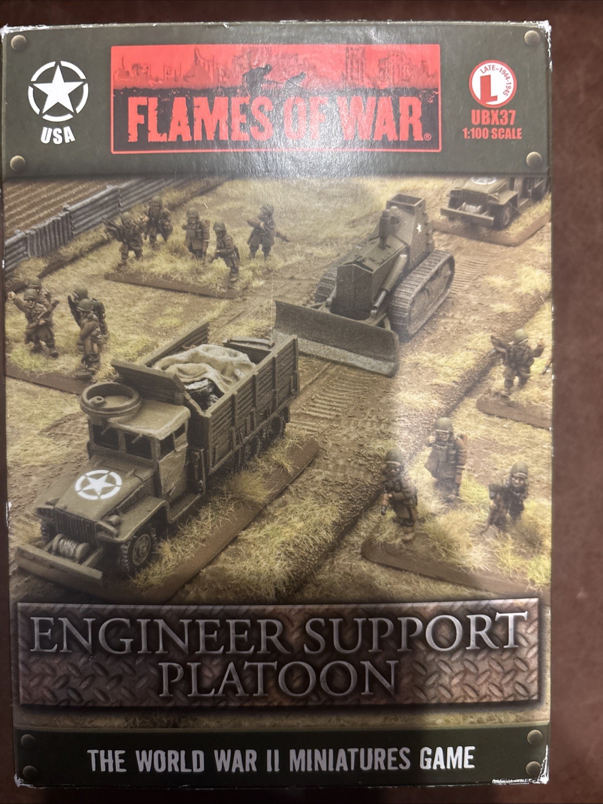 Battlefront Flames of War American U.S. Engineer Support Platoon UBX37 ...