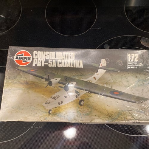 1986 Airfix Consolidated PBY-5A Catalina 1:72 Scale Model Kit 05007 NIB ...