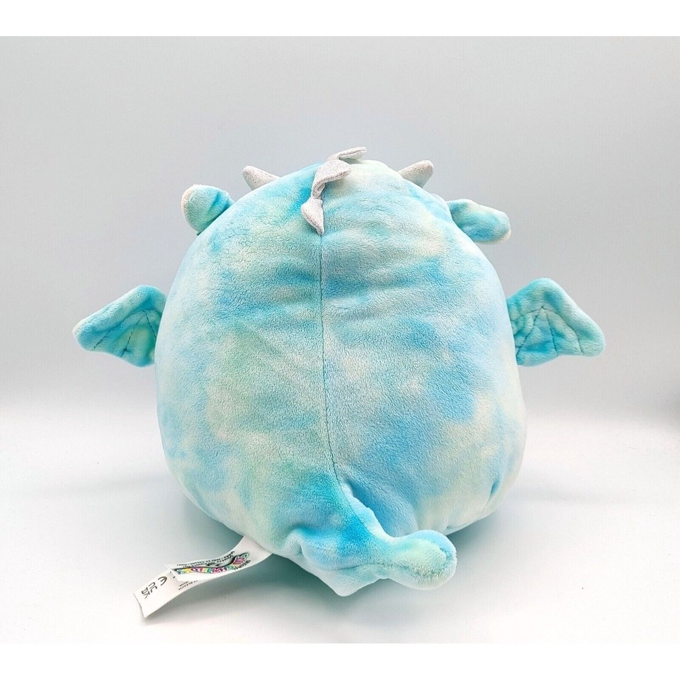 Squishmallow Keith The Blue Tie Dye Dragon 8” Inch Kellytoy Soft Plush ...