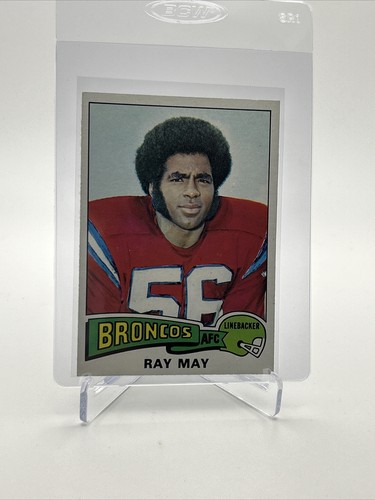1975 Topps Ray May Football Card #383 EX-MT Quality FREE SHIPPING | eBay