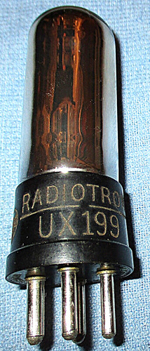 1 RCA UX-199 aka 99 Vacuum Tube - 1920;s Triode for Vintage AM Radio ...