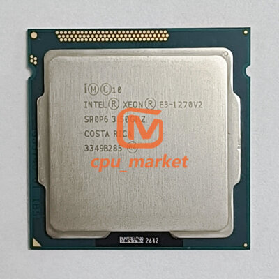 Intel Xeon E3-1270 v2 3.5GHz 4 Cores 8T 8M LGA1155 SR0P6 69W CPU ...