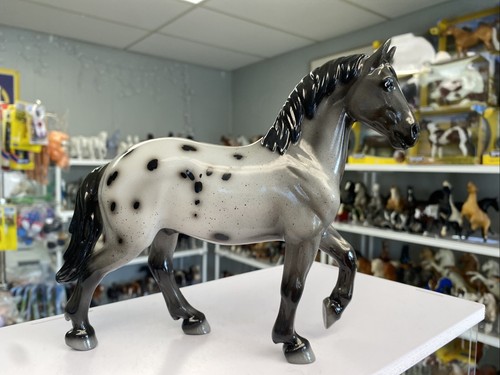 Glossy Custom Grey Appaloosa Breyer Classic Horse Mighty Muscle Brabant ...