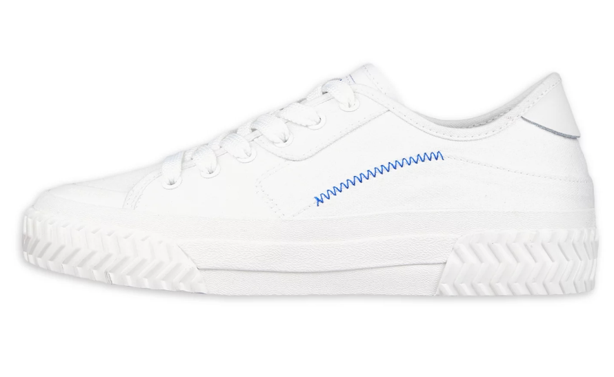 NEW Skechers Women's Street Trax HI Low-Top Casual Sneaker white canvas ...