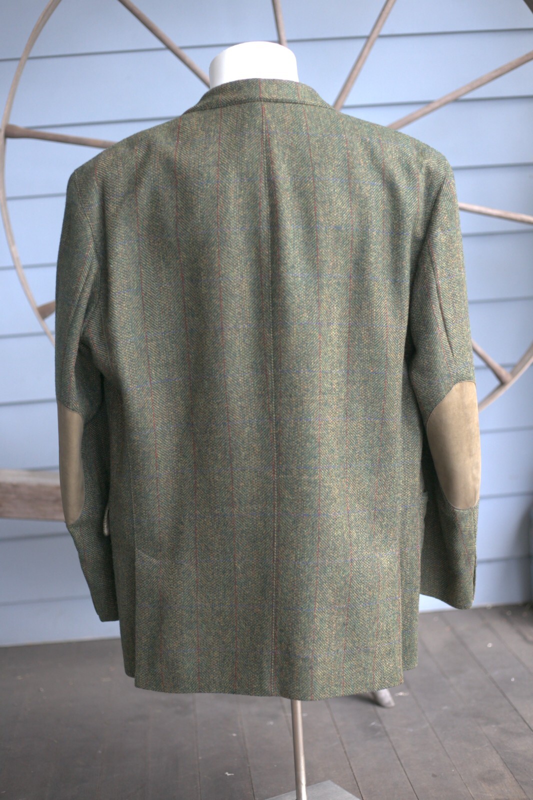 VINTAGE Faconnable Thick Wool 3/2 Button Rollover Blazer Green Size 2XL ...
