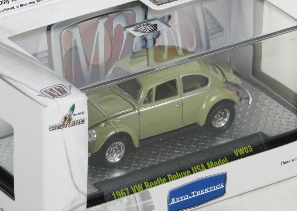M2 Machines Auto Thentics 1967 VW Volkswagen Beetle Deluxe USA Model ...