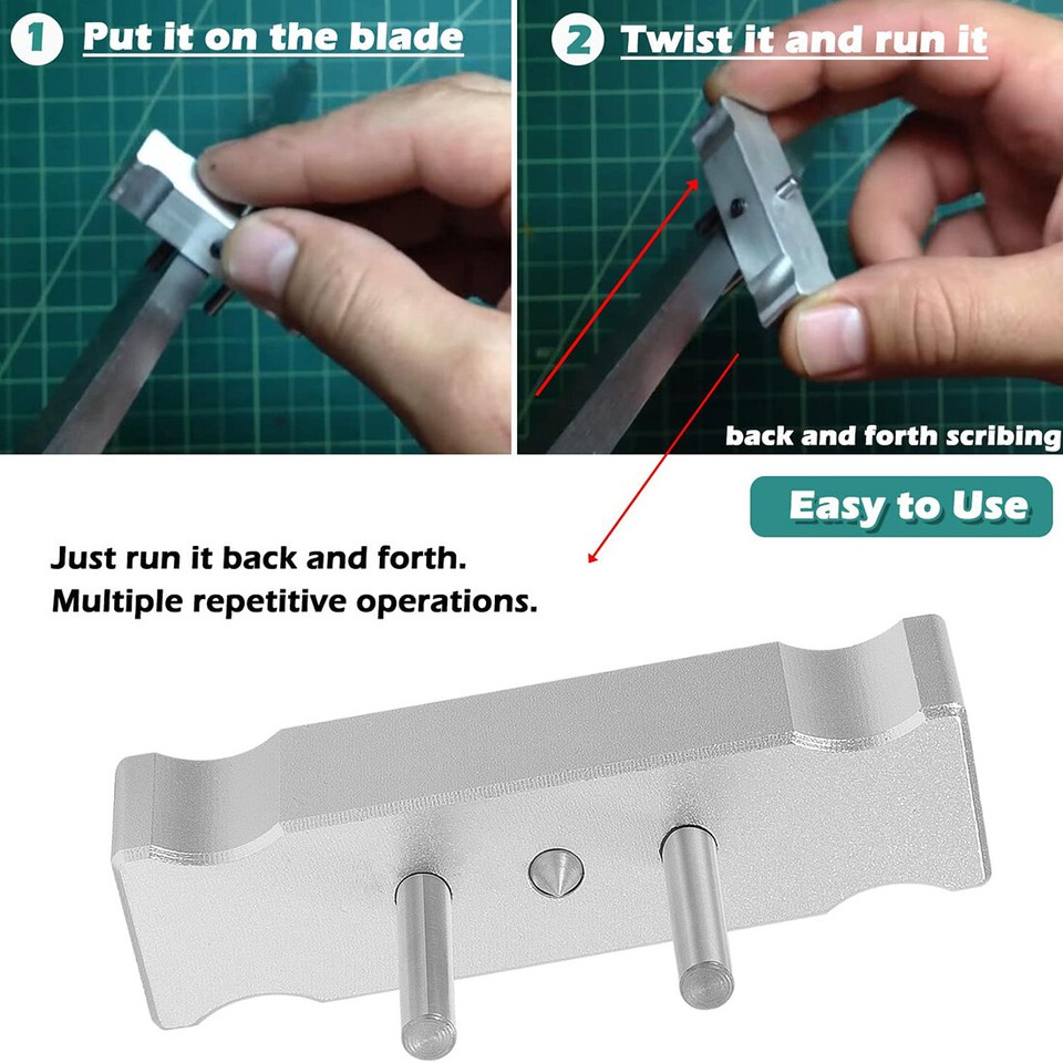 Knife Making Wood Metal Scribe Tool Precision Height Gauge Center ...