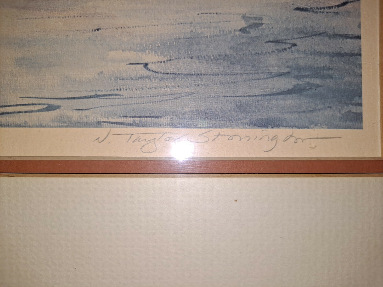 NANCY TAYLOR STONINGTON "SITKA NATIVE VILLAGE" HAND SIGNED PRINT LITHO ...