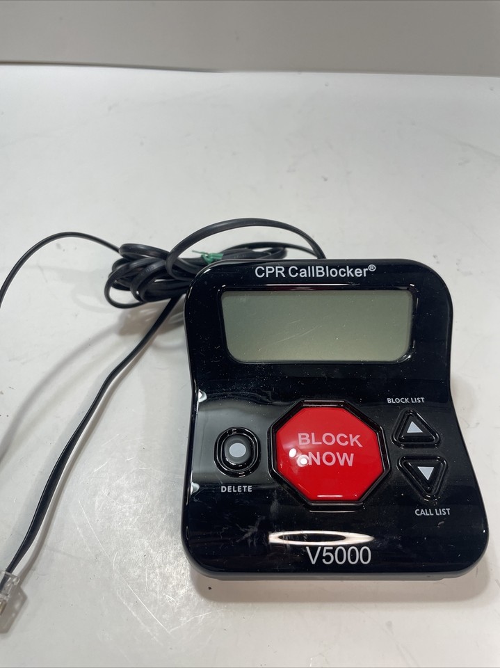 CPR V5000 Call Blocker For Landline Phones Block Robocalls Spam | eBay