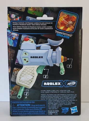 ROBLOX Nerf Mint Choco Freezer Tower Defense Simulator Blaster Rare ...