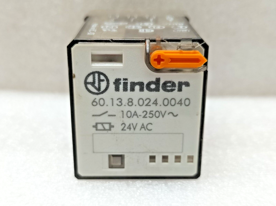FINDER 60.13.8.024.0040 POWER RELAY 24VAC 10A -LOT OF 4 PCS | eBay