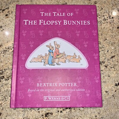Peter Rabbit Hardcover Library Book Tale of The Flopsy Bunnies #10 ...