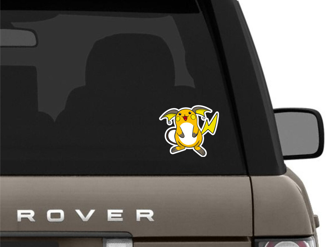 Pokemon Stickers Raichu / Vinyl Decal | 10 Sizes!! TRACKING FAST SHIP ...