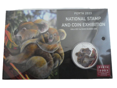 2023 Perth National Stamp & Coin Exhibition Koala 2023 1oz Silver ...
