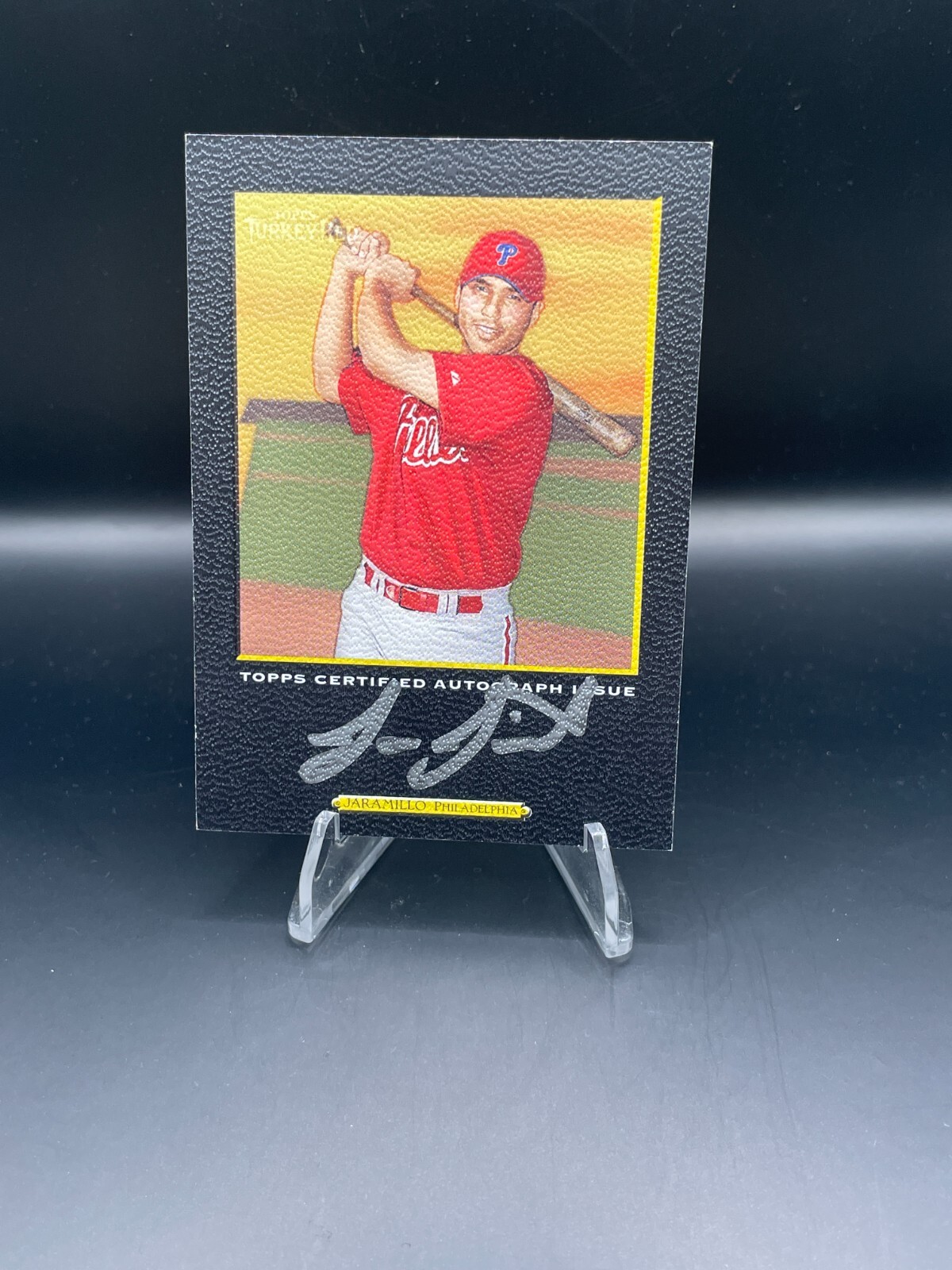 Jason Jaramillo /99 2005 Topps Turkey Red Rookie Auto #TRA-JJ Black ...