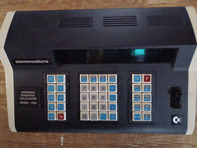 RARE Vintage Commodore SR 1540 Calculator - WORKING - Chiclet Pet ...