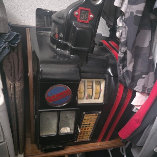 Vintage 1930s Groetchen Columbia 5 Cent Slot Machine with Key | eBay