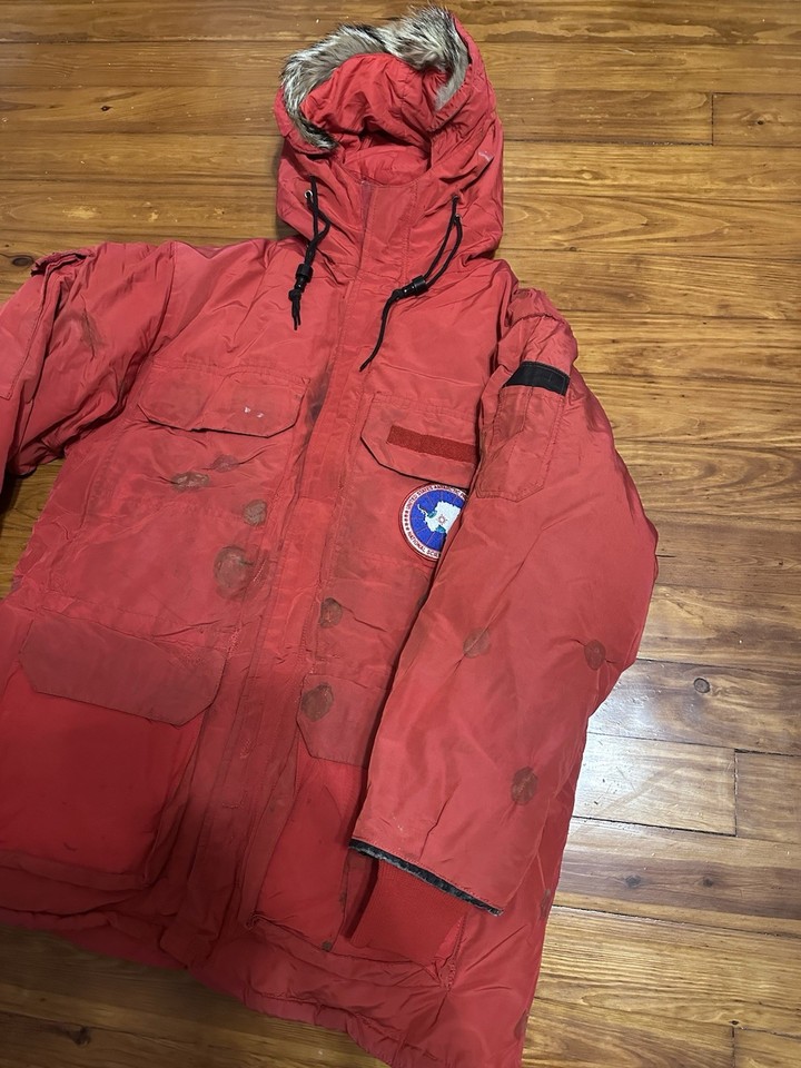 Vintage Large 1980s USARP Antarctica Research Program Snow Goose Down ...