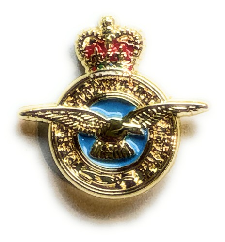 Royal Air Force RAF Insignia Crest Military Enamel Lapel Pin Badge-UK ...