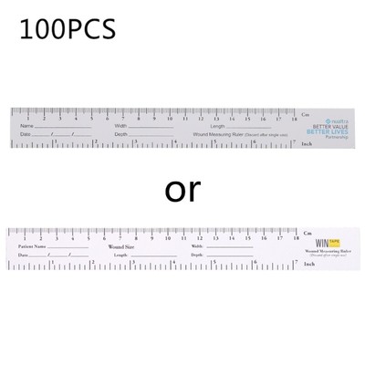 Disposable Wound Measuring Ruler Educare Measuring Tape Wound ...