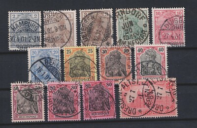 Germany Reichspost classic stamp 1900 set A-2 | eBay