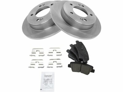 Rear TRQ Brake Pad and Rotor Kit fits Hyundai Veloster 2012-2016 48MFNY ...