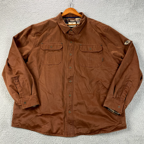 Legendary Whiitetails Journeyman Shirt 3XL Waxed Canvas Flannel Lined ...