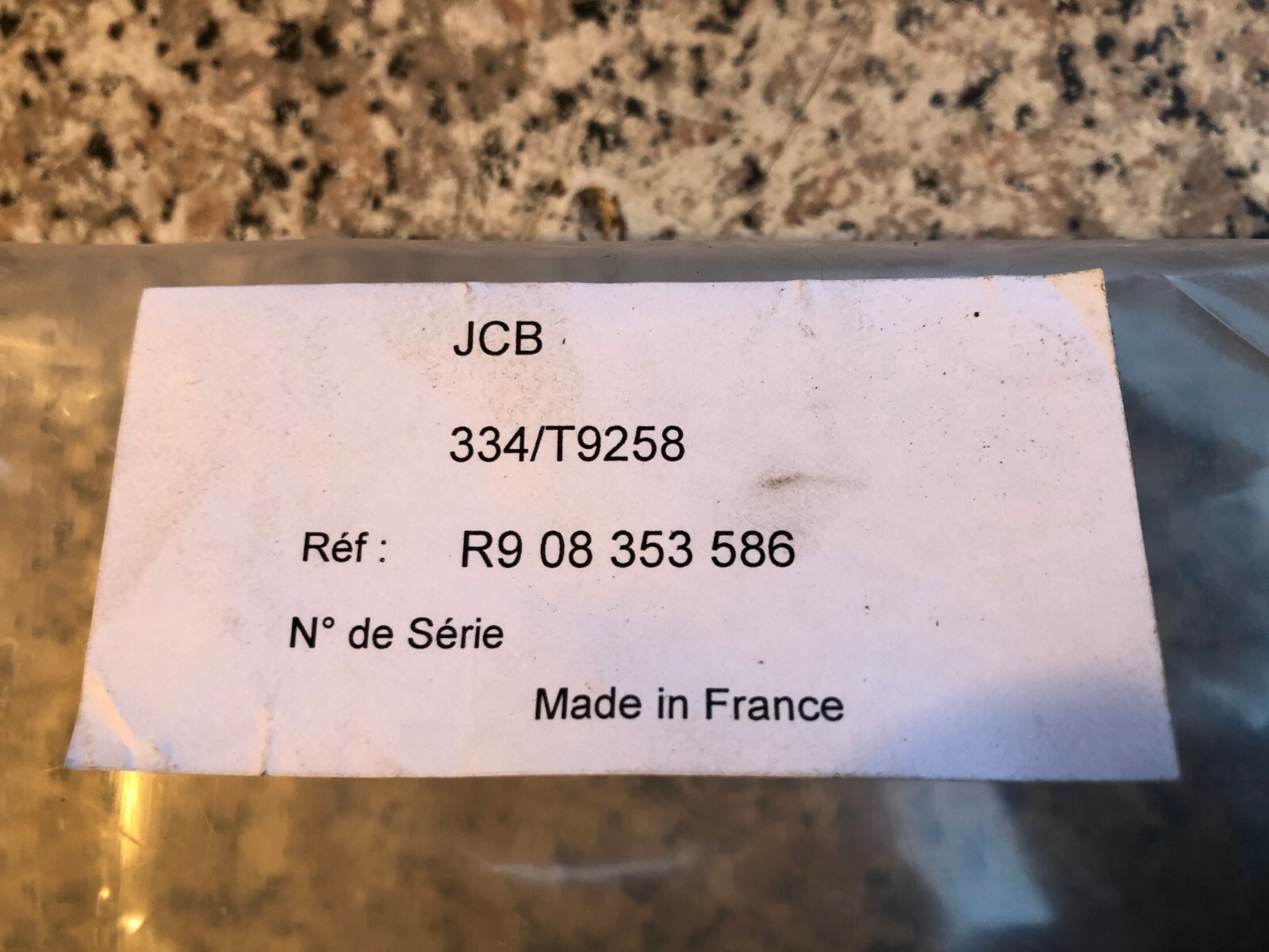 GENUINE JCB Replacement 3 Spool Servo Control Lever/Grip P/N 334/T9258 ...