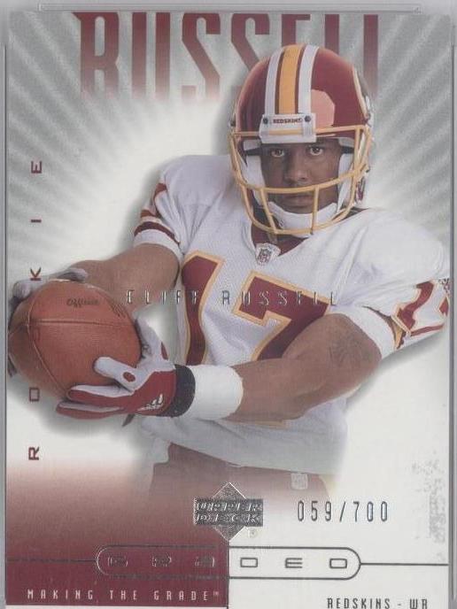 2002 Upper Deck Graded - Making the Grade Cliff Russell #150 /700 (RC ...