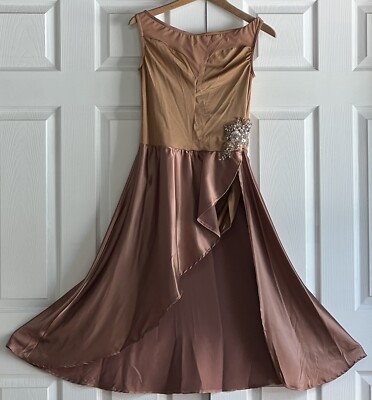 Weissman Beautiful Copper Open Leg Dress Dance Costume | eBay