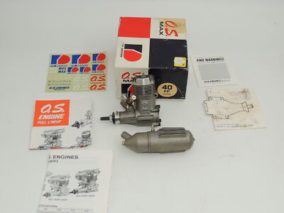OS Max Tower Hobbies 40 FP Airplane Hobby Engine & Muffler 13311 in Box ...