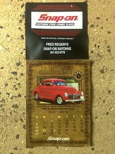 Snap-On 2002 Speciality Classic Car Mini Calendar Dealer's Promotion | eBay