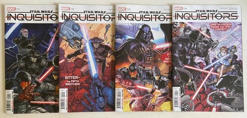 STAR WARS INQUISITORS 1 2 3 4 COMPLETE Barnes Marvel 2024 NM 1st TENSU ...