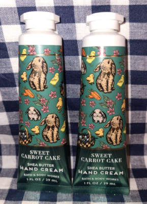 ALL NEW 2-Pack SWEET CARROT CAKE Hand Cream 1 oz Bath & Body Works | eBay