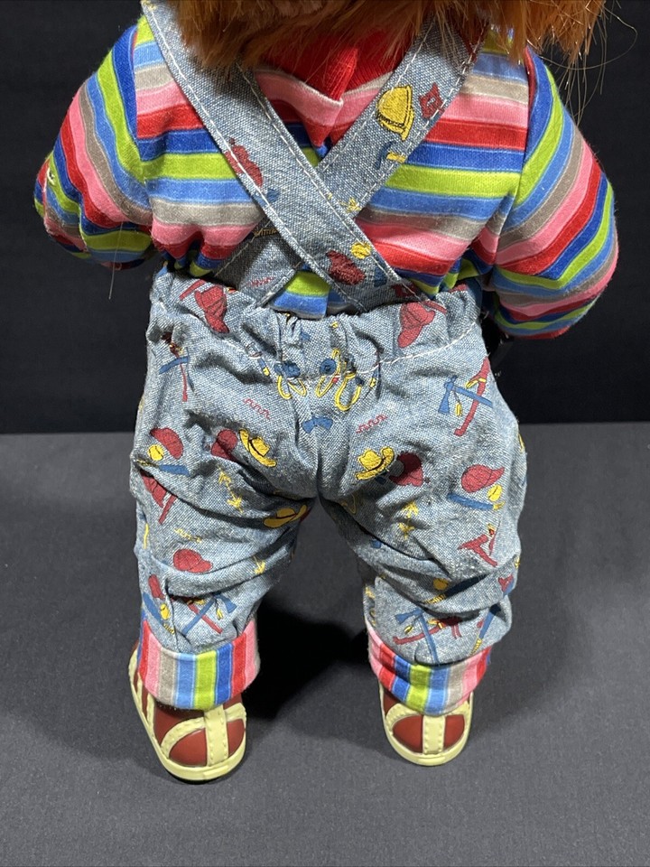 Chucky Action Figure 15" Childs Play Talking Scarred Chucky Doll Mezco ...