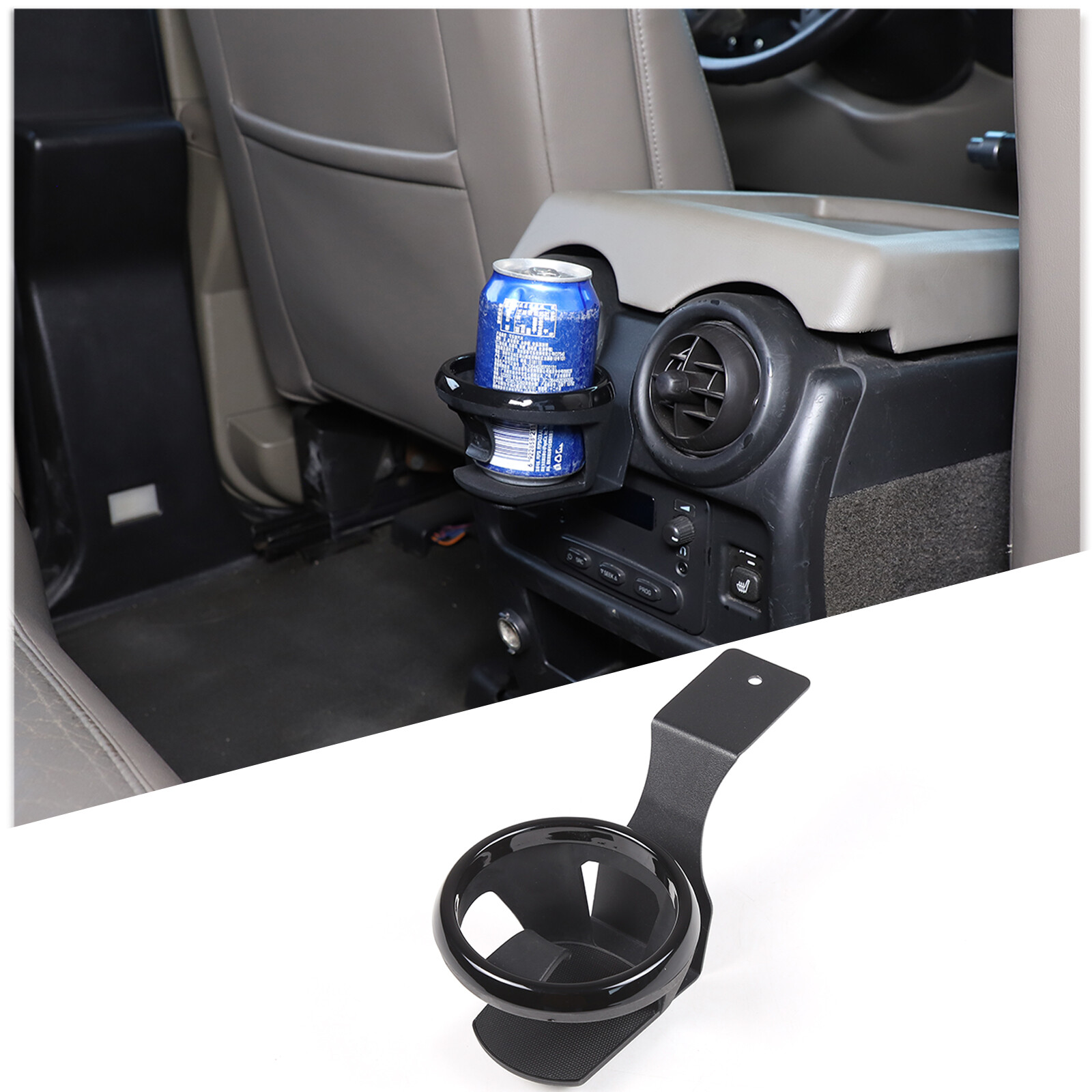 Black Steel Rear Air Vent Water Cup Holder For Hummer H2 SUV SUT 2003 ...