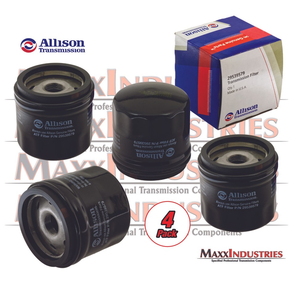 2000-up Allison Transmission 4-pack Oil Filter LCT100 Chevy GMC Duramax ...