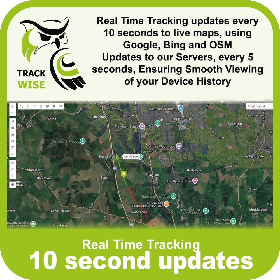 Track Wise Talon 4G Waterproof Hardwired GPS Tracker – Rugged Vehicle ...