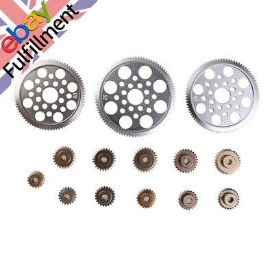 14Pcs Motor Gear Alloy Pinion Cogs For Sakura CS S XIS D4 RC Model 1/10 ...