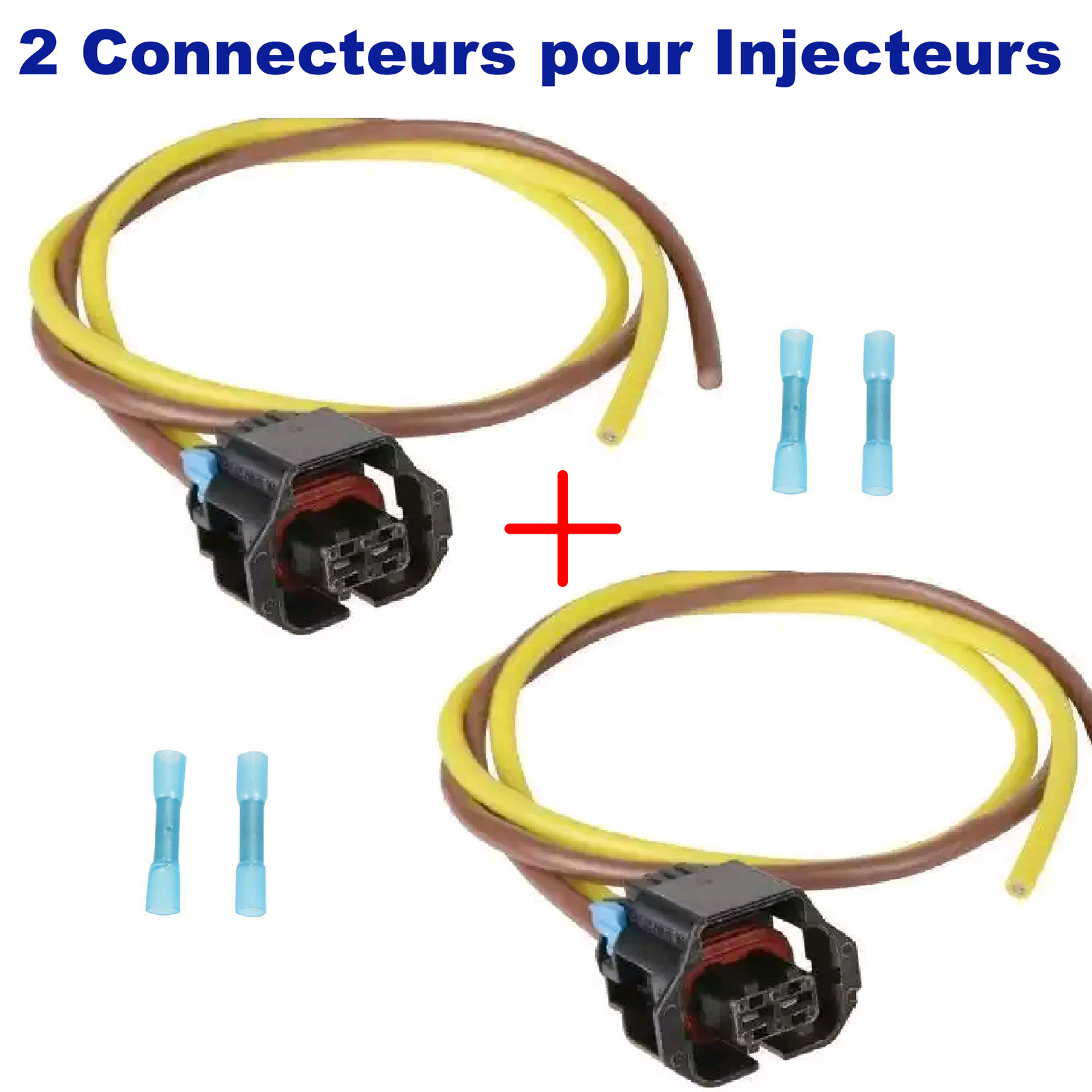 Connecteur Electrique Fiche Prise Injecteur prévu pour moteur JTD JTDM ...