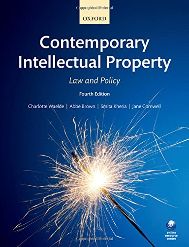 Contemporary Intellectual Property: Law and Policy 9780198733690 | eBay