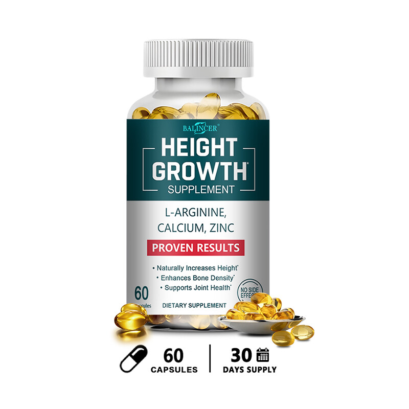Height Growth Supplement Contains Calcium and Zinc, 30-120 CAPSULES | eBay
