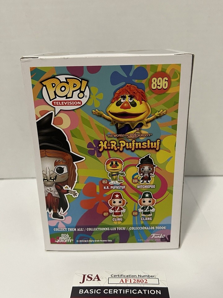 Witchiepoo Funko Pop Signed Sid Krofft JSA COA H.R Pufnstuf Toy Tokyo ...