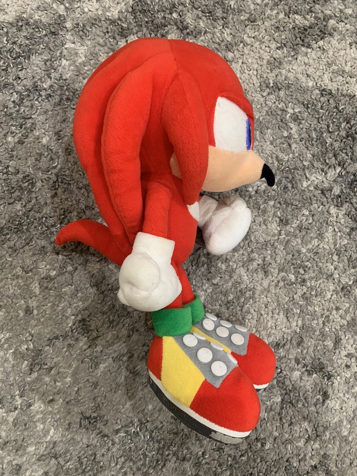 Rare 1999 Sonic Adventure Knuckles Jumbo Plush doll toy SEGA Sonic the ...