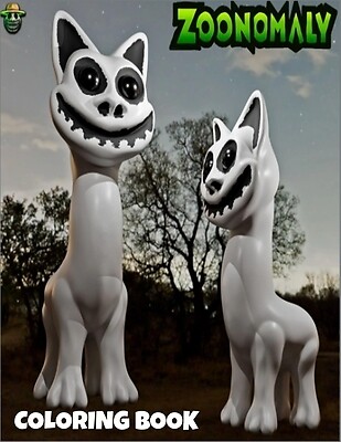 Zoonomaly Coloring Book: 40+ High-Quality Designs Great Gifts For ...