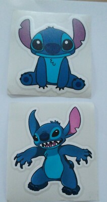 Stitch Cartoon Car Bumper Sticker Decal 2 pcs | eBay